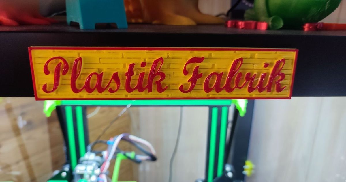 Plastik Fabrik by Johination | Download free STL model | Printables.com