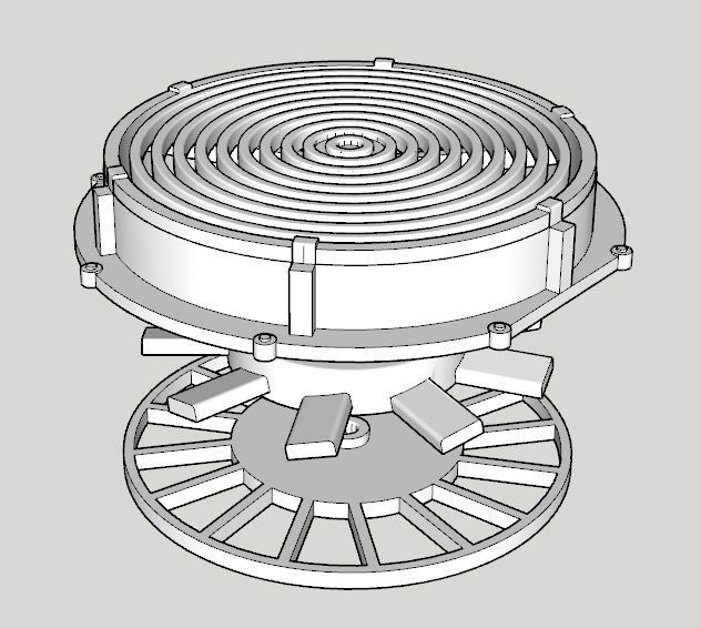 Aristocraft replacement fans for EMD GP40 SD45 - 1:29 Scale by Manimal ...