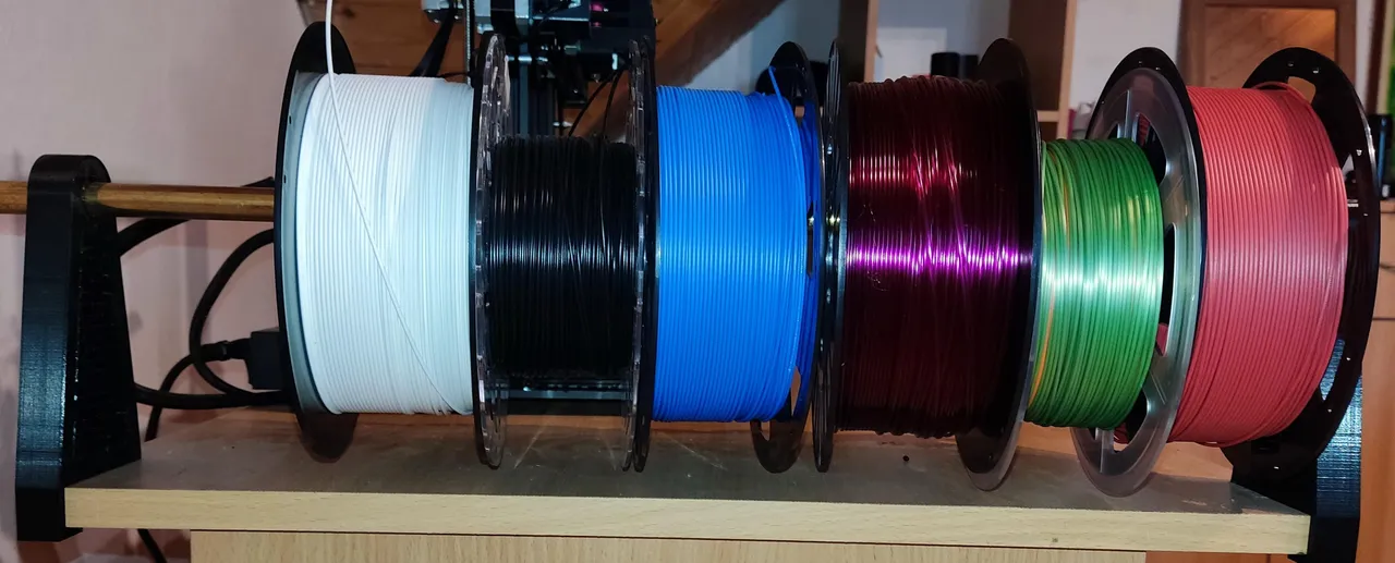 Filament spool holder by Skelda | Download free STL model | Printables.com