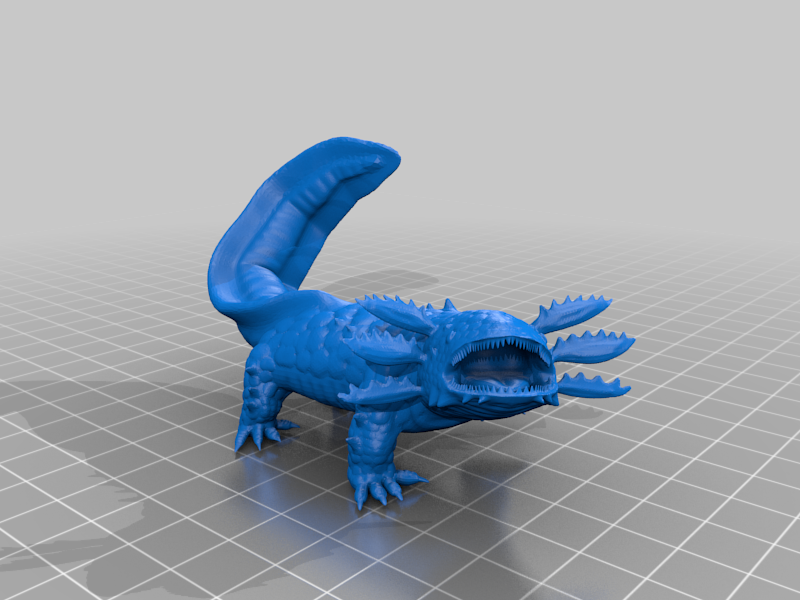 Tlexolotl Miniature by omnifarious905 | Download free STL model ...