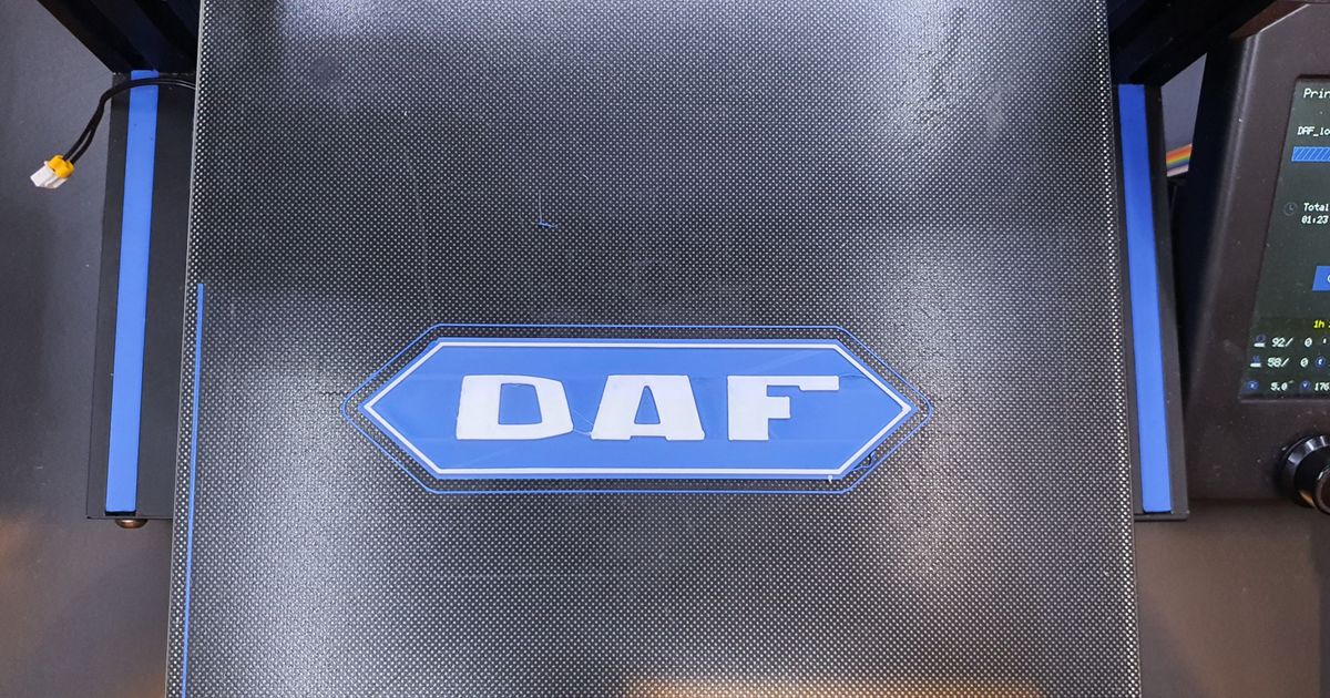 Old DAF logo by Marek123 | Download free STL model | Printables.com
