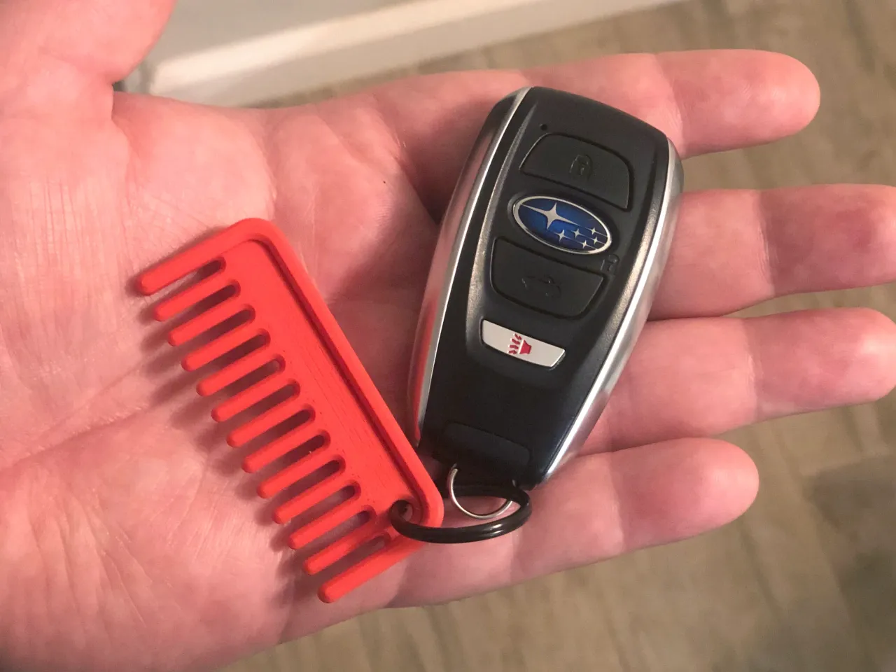 Miniature Keychain Comb by Popandsicle | Download free STL model ...