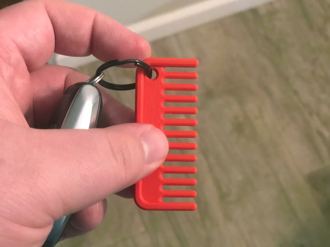 Miniature Keychain Comb by Popandsicle | Download free STL model ...