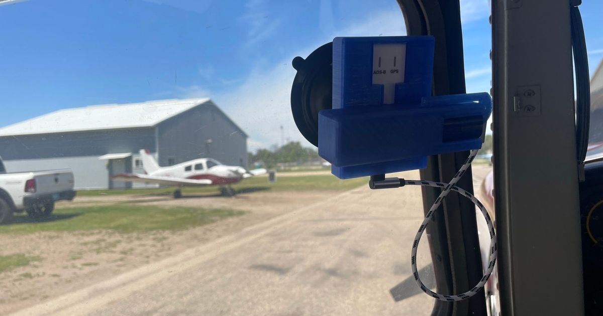 UAvionix Sentry Mini Battery Mount by SkyWolf | Download free STL model | Printables.com