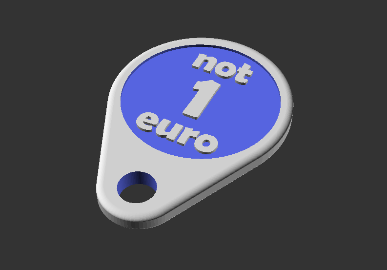 [Customizable] Shopping cart token by Sanraith | Download free STL ...