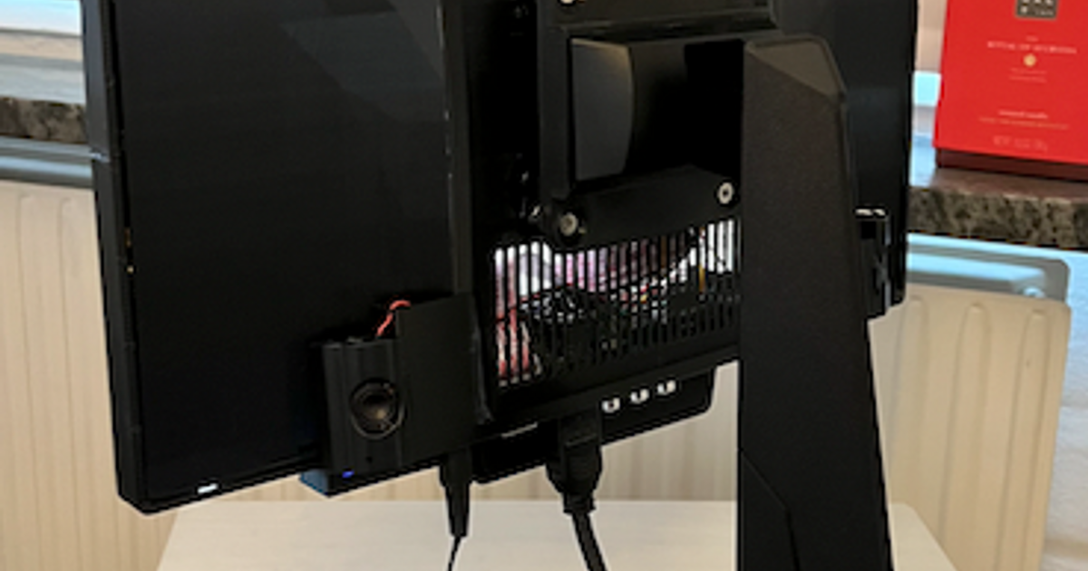 MSI G271 monitor feet/stand 75mm vesa adapter by kilinccagatay ...
