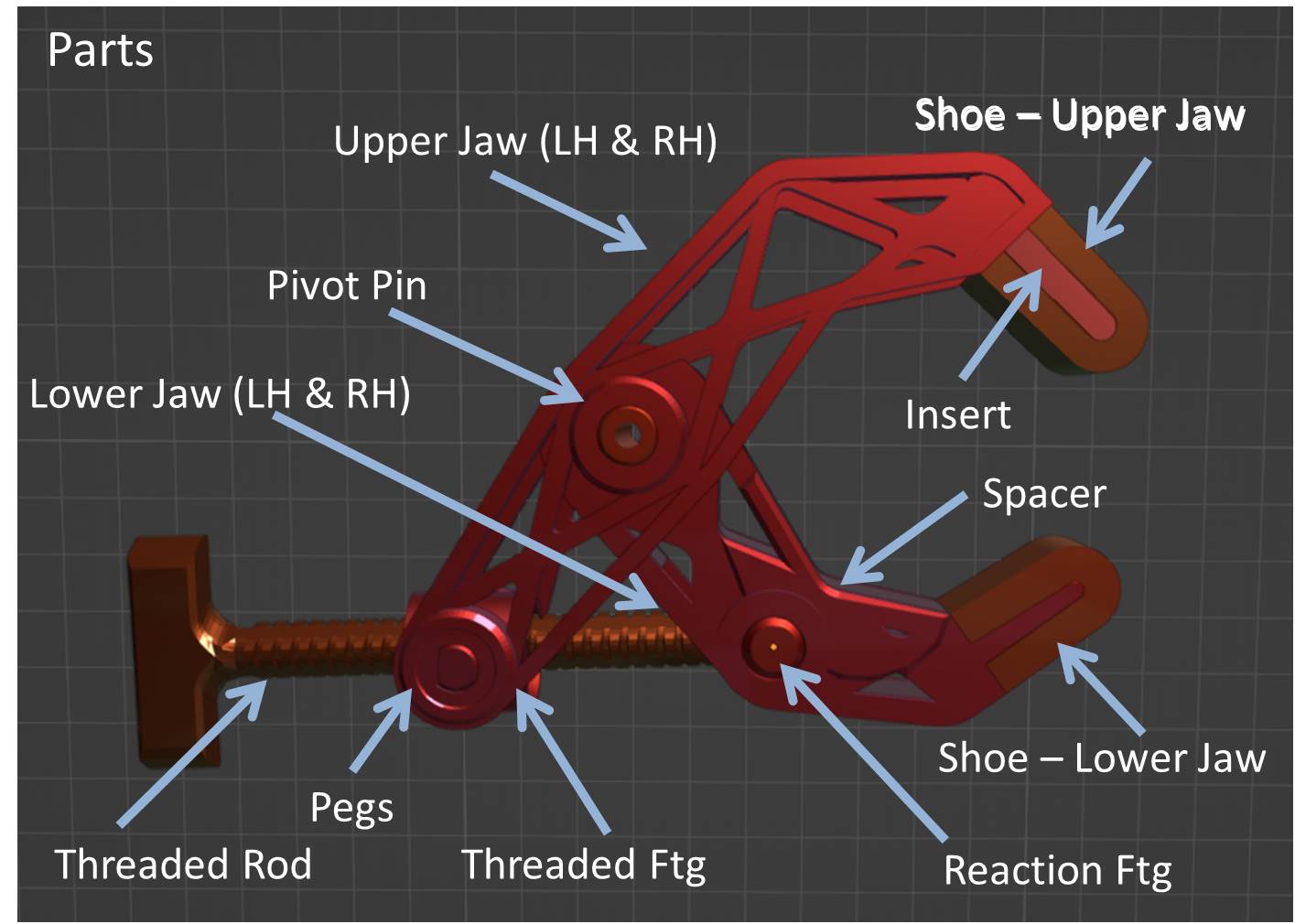 Cantilever "Claw" Clamp by Hank | Download free STL model | Printables.com