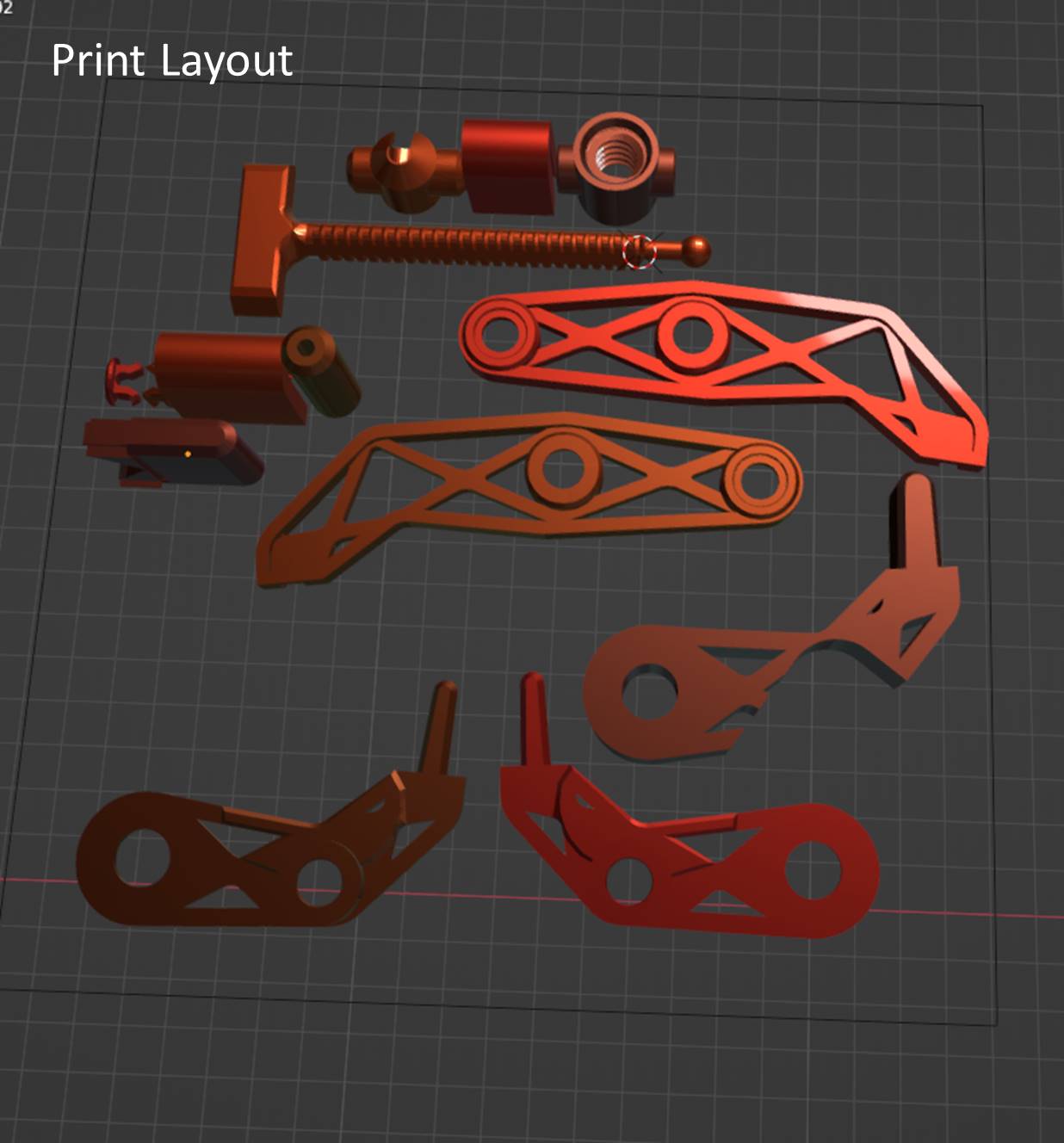 Cantilever "Claw" Clamp by Hank | Download free STL model | Printables.com