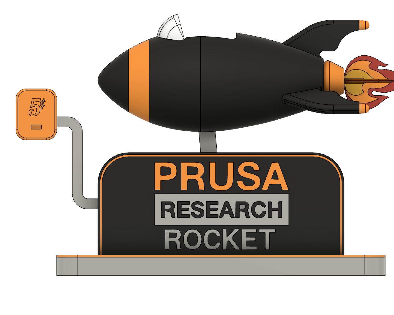 PRUSA Research Rocket by Jeanre | Download free STL model | Printables.com