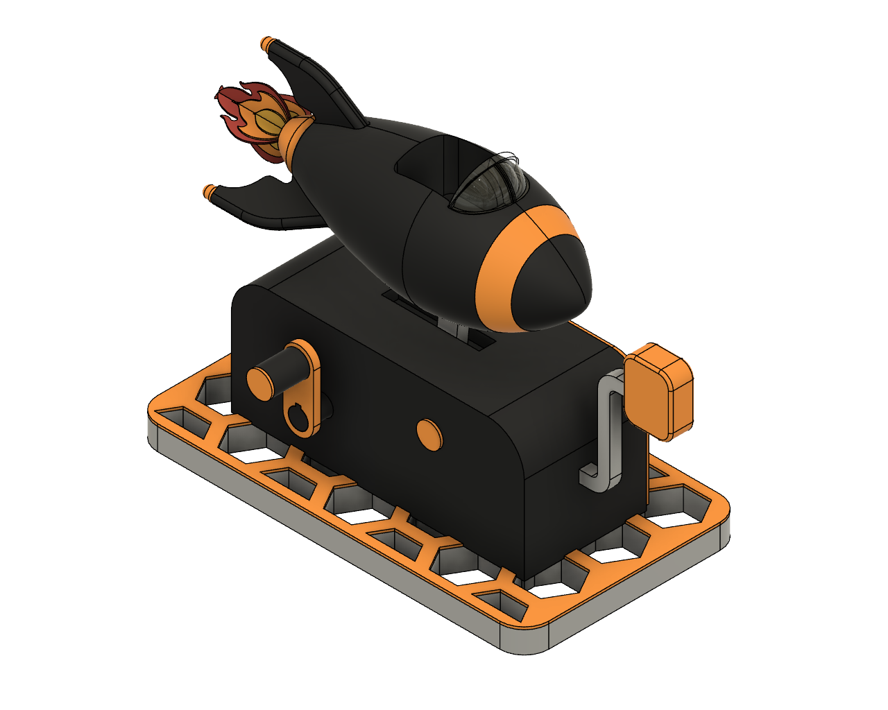 PRUSA Research Rocket von Jeanre | Kostenloses STL-Modell herunterladen ...