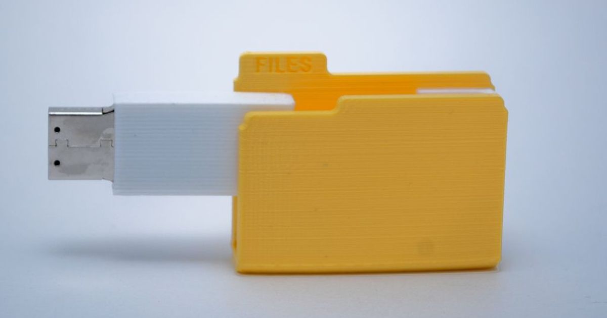 File Folder USB Drive by sthone | Download free STL model | Printables.com