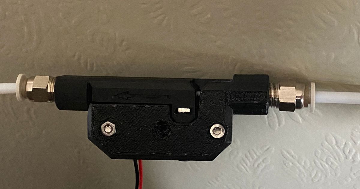 Super simple filament jam and presence sensor - inline option / cheap ...