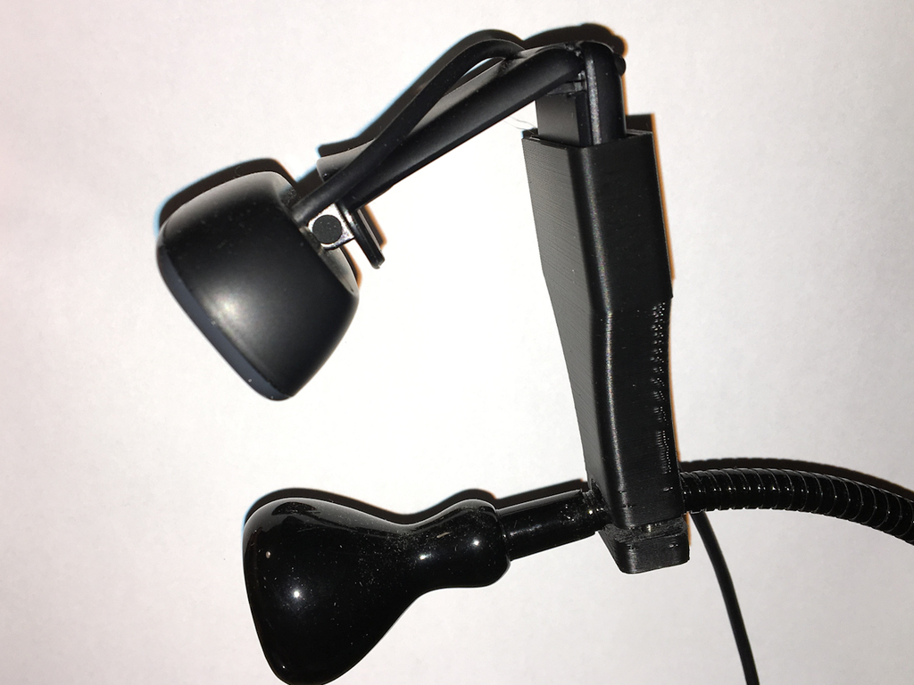 Ikea LED Lamp / Logitech C270 Camera Mount by sthone | Download free ...