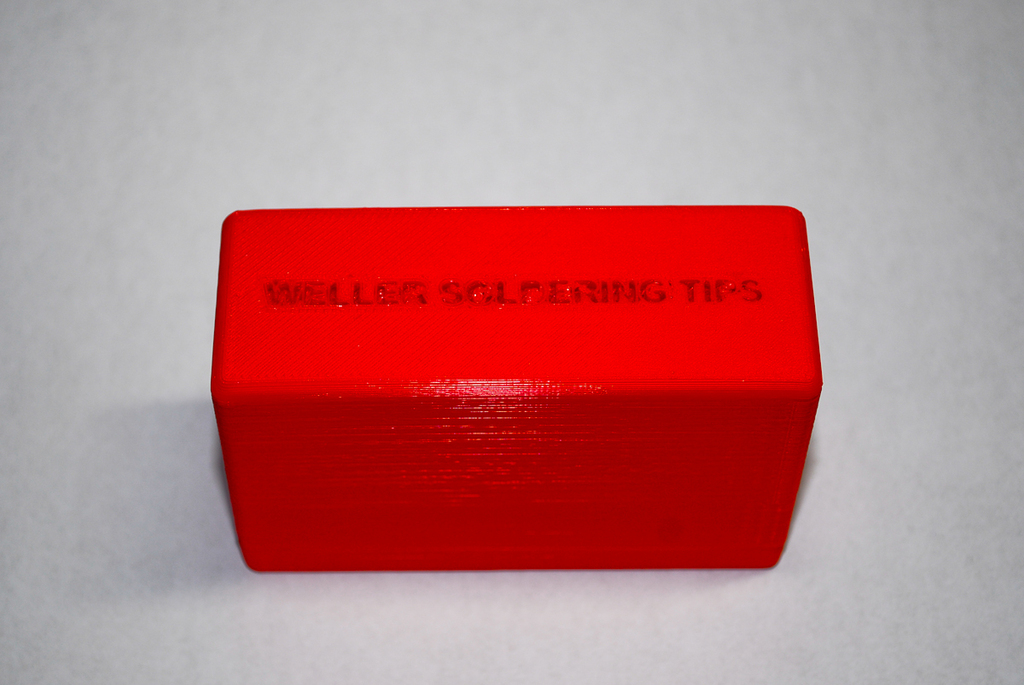 Weller (WESD51) Soldering Tip Storage Box by sthone | Download free STL ...