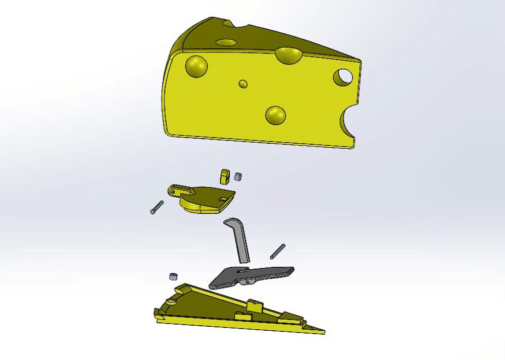 Cheesy Mouse Trap by sthone | Download free STL model | Printables.com