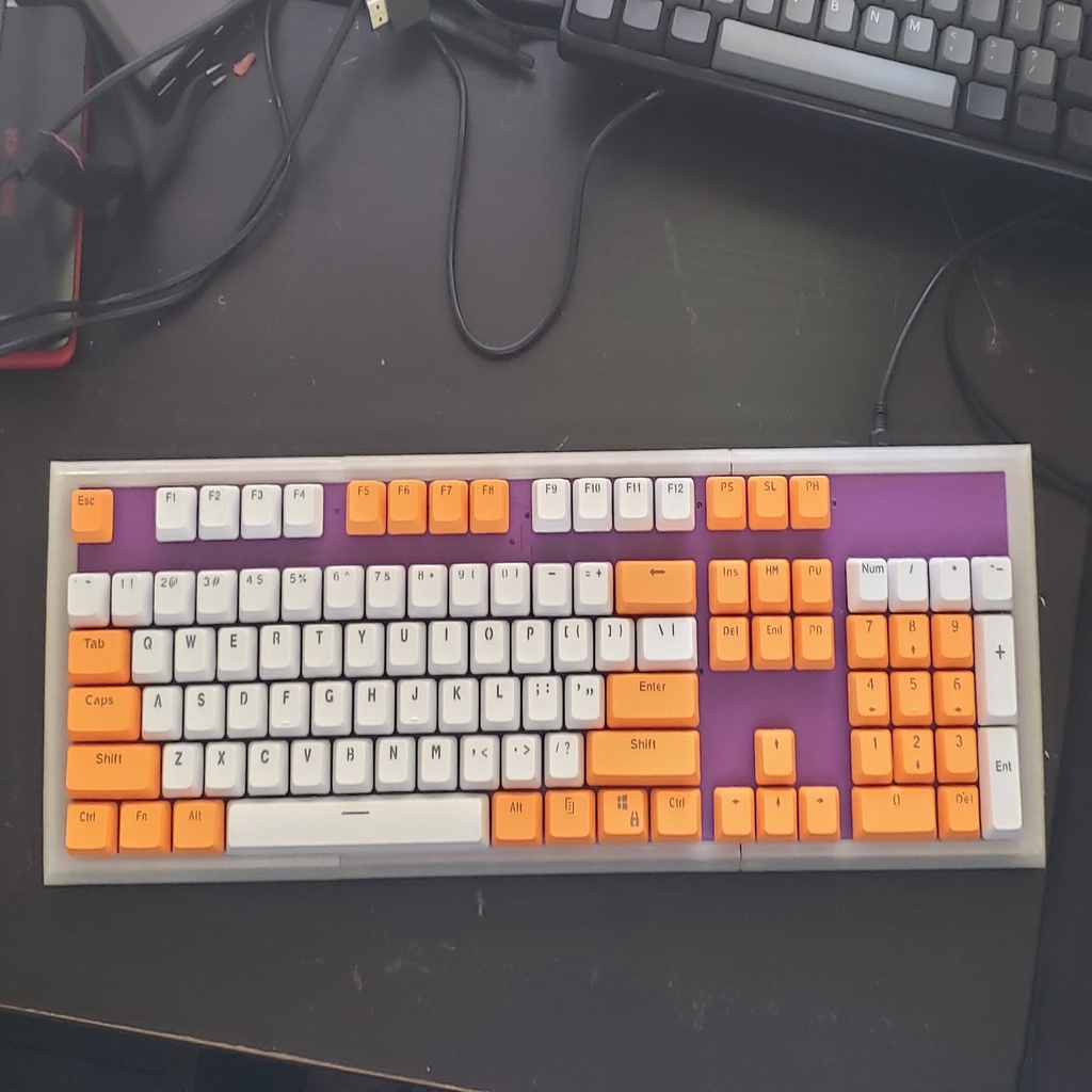 Update, Full custom 104 Keyboard, Case V2 by robotcans | Download free ...