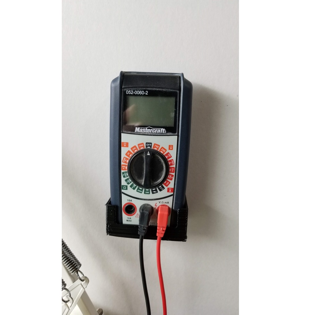 Multimeter Holder by Soloo | Download free STL model | Printables.com