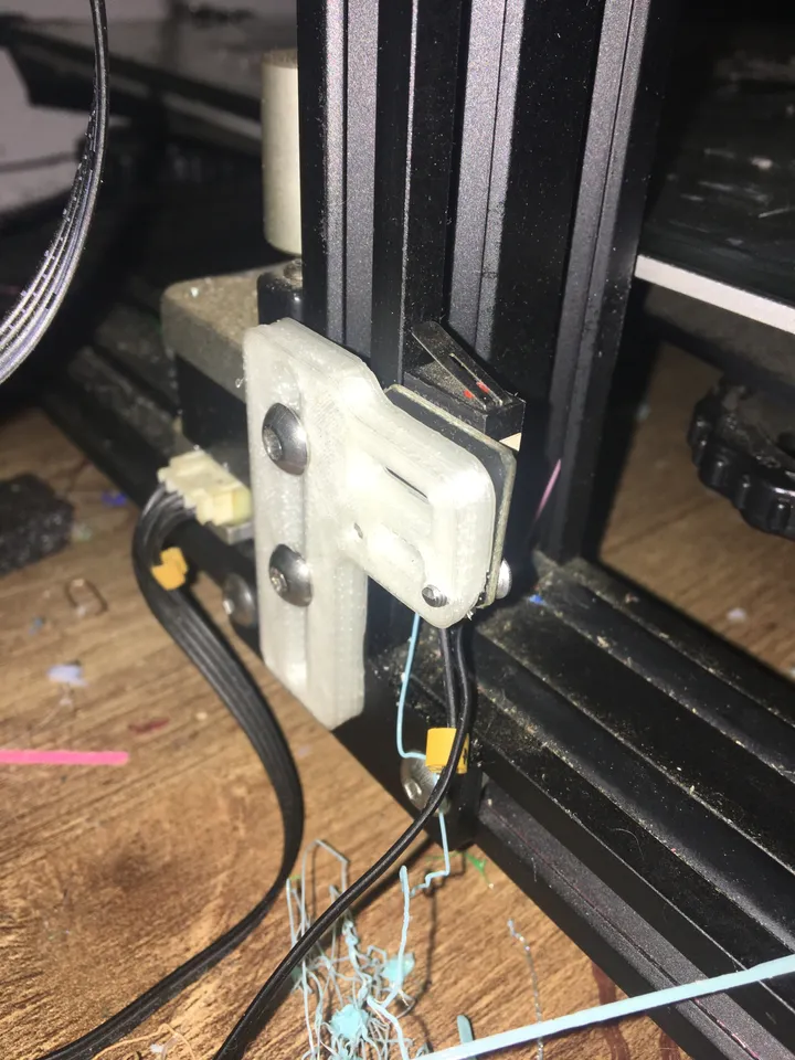 CR-10 Adjustable Z axis stop mount by Sci3D | Download free STL model ...