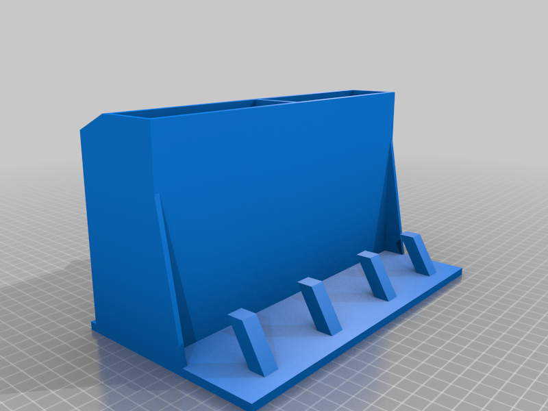 wallet shelf with key hangers by xanatorium | Download free STL model ...