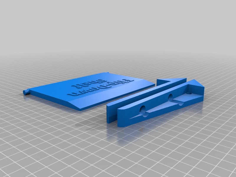 Flip-Down Shelf by debren27 | Download free STL model | Printables.com