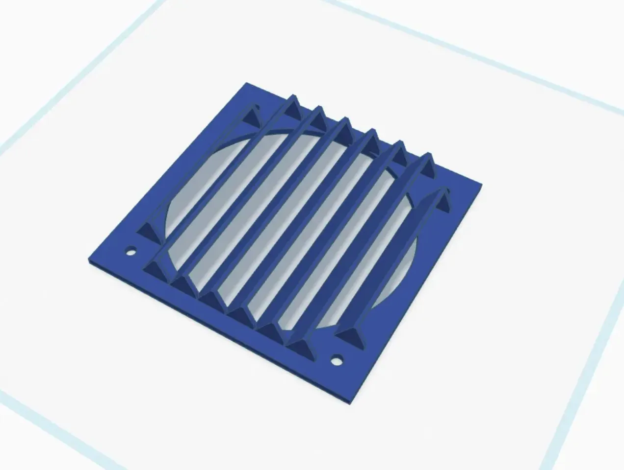 80mm Fan Cover - High Flow by Triple G Workshop | Download free STL ...