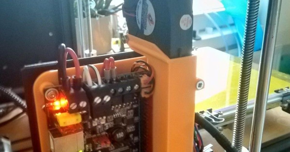 BTT SKR V1.4 stepper driver cooling duct by Kverb | Download free STL ...