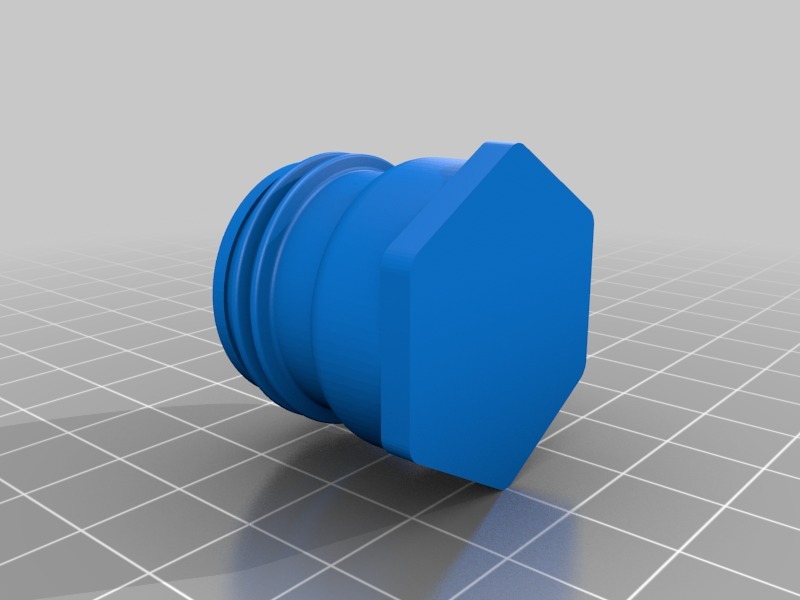 Water filter plug or mini bottle by Kverb | Download free STL model ...