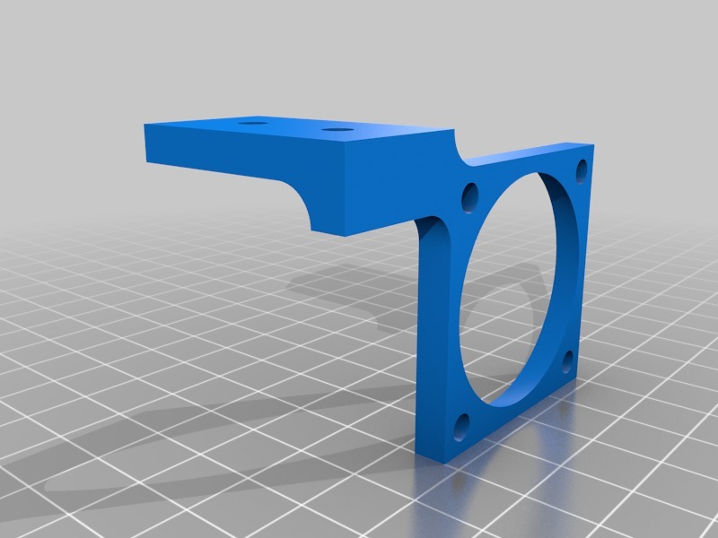 40mm fan mount for 2020 aluminum by Kverb | Download free STL model ...