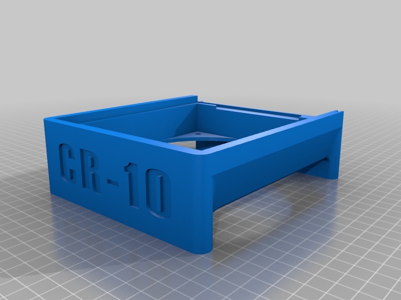 CR-10 120mm Fan Base (Dovetail) by Aero3D | Download free STL model ...