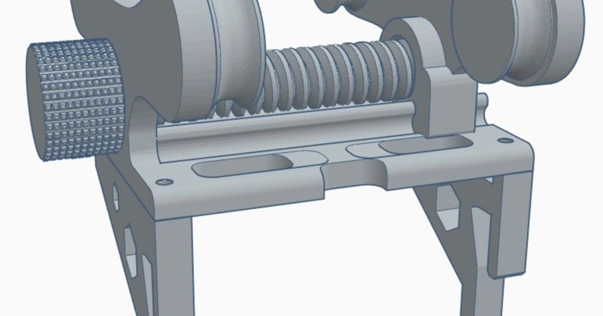 Prusa i3 Adjustable Spool Holder by Aero3D | Download free STL model ...