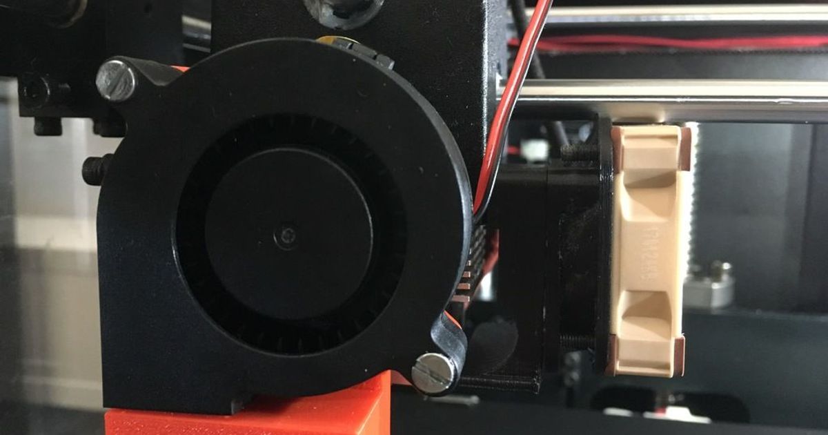 Raise3D 35mm to 40mm Fan Adapter by Aero3D | Download free STL model ...