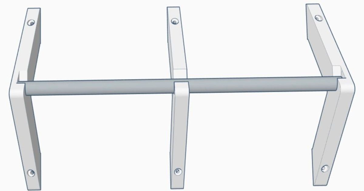Wall Spool Brackets by Aero3D | Download free STL model | Printables.com