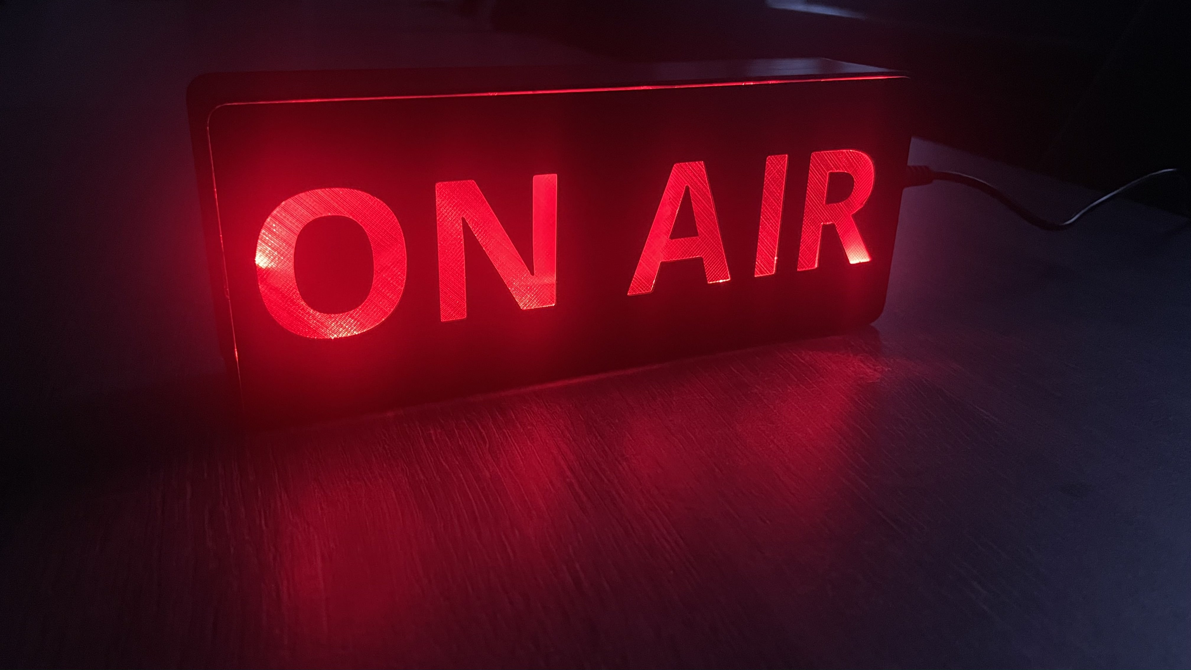 Led Sign - ON AIR by Ondřej Hladík | Download free STL model ...