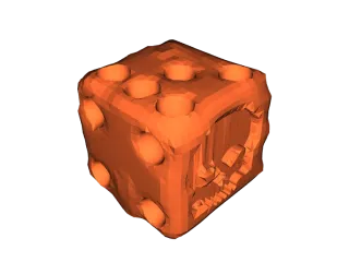 6 sided bone die by cmazz | Download free STL model | Printables.com