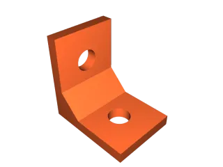 90 degree angle bracket by Ken S | Download free STL model | Printables.com