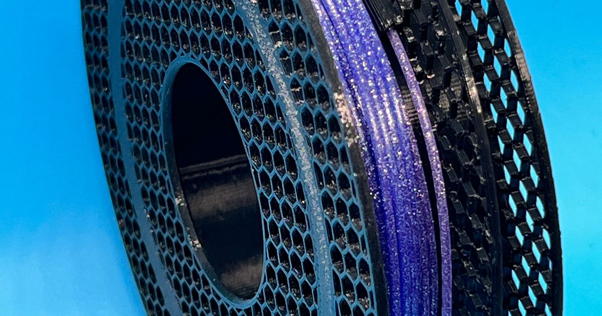 Divider for Sample Spool — HEXAGONS! by fuchsr | Download free STL ...