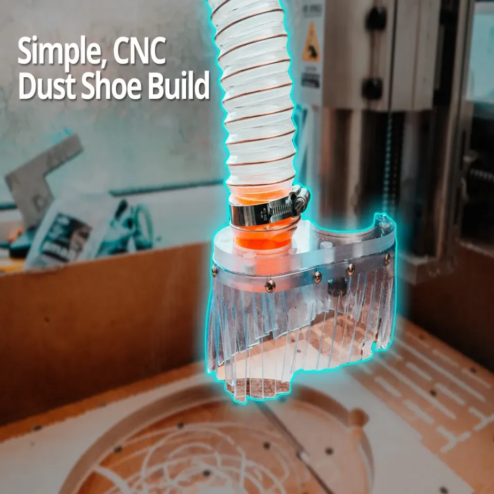 Simple CNC Dust Shoe by Paul @ This Designed That | Download free STL ...