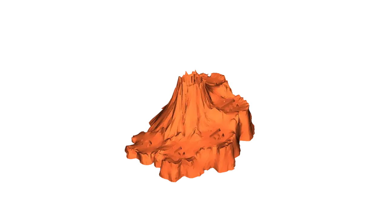 Mount Doom Stronghold Organic by CMprinting | Download free STL model ...