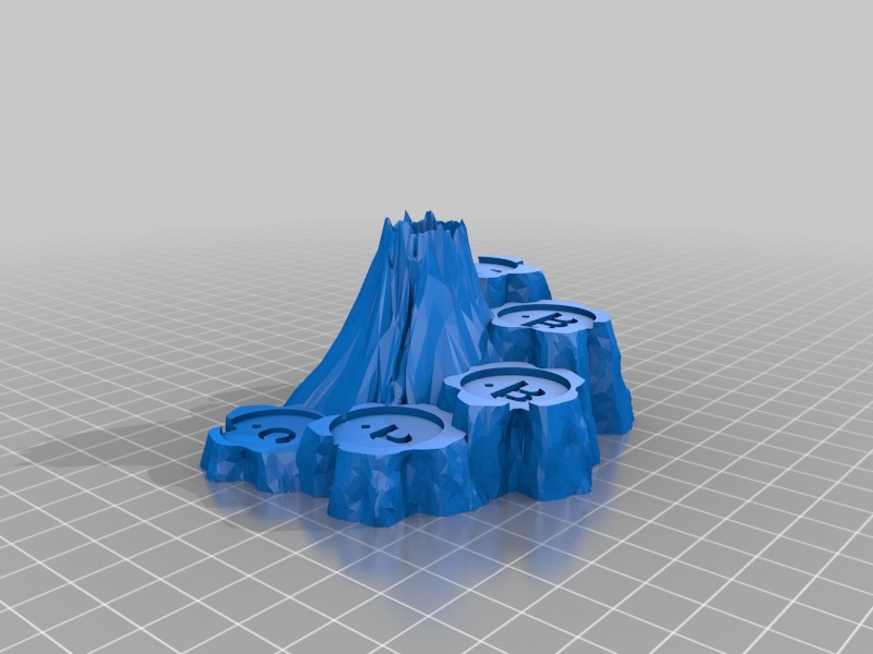 War of the Ring Mt Doom Stronghold by CMprinting | Download free STL ...