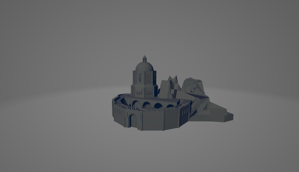 Dol Amroth Fortress by CMprinting | Download free STL model ...
