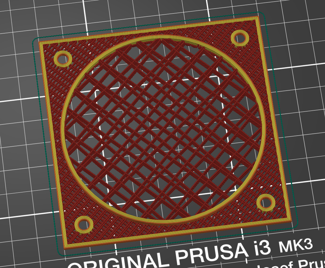 80mm Fan Cover - 7 infill themes for high flow, low profile by Triple G ...