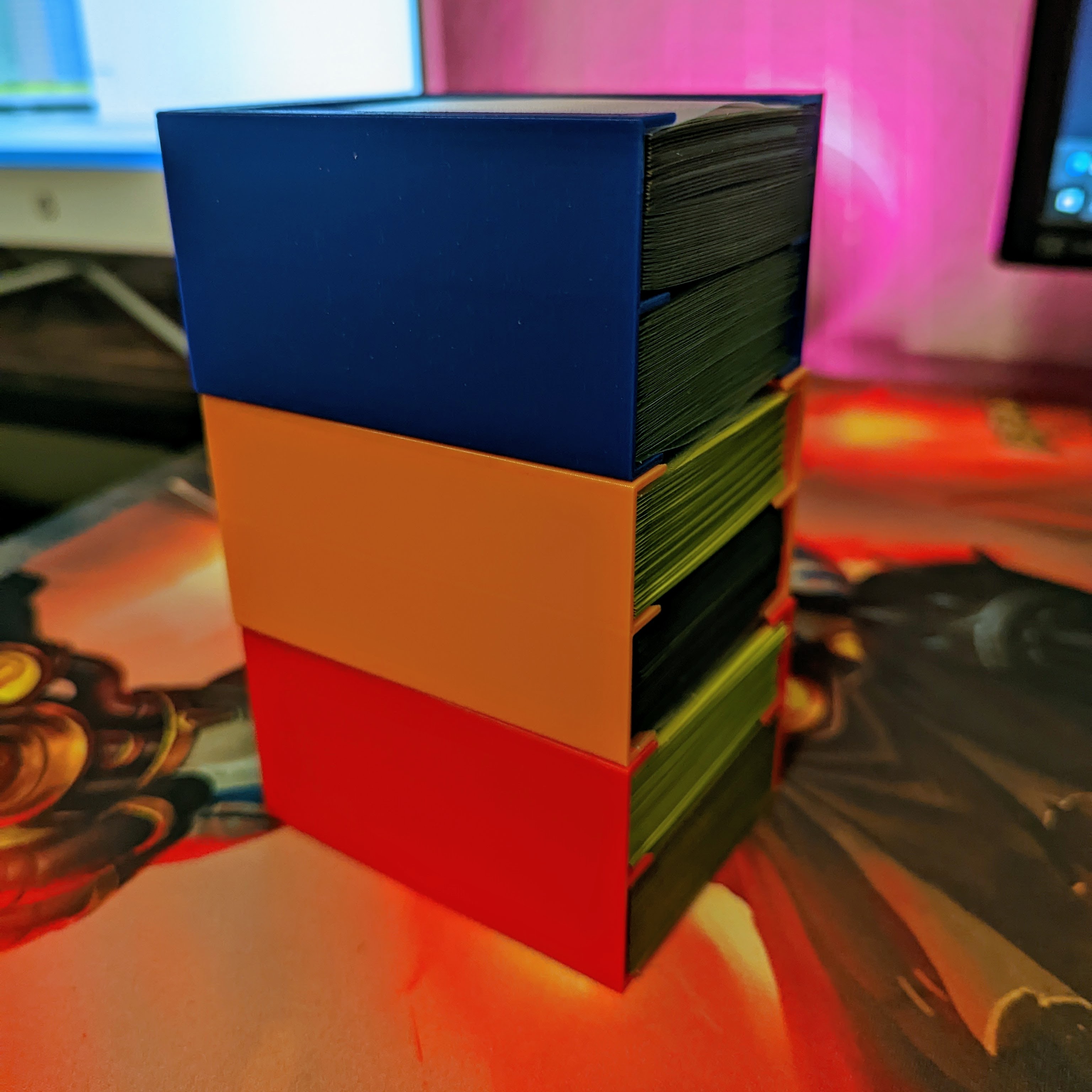 Keyforge Deck Pocket by endofturn | Download free STL model ...