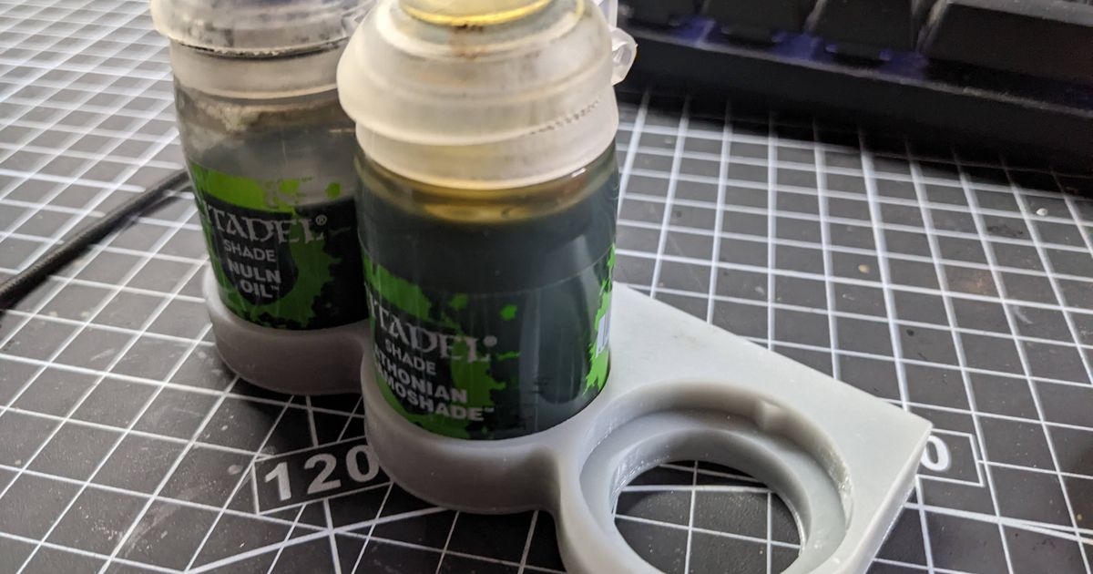 Citadel paint pot holder von Todd Fagan | Kostenloses STL-Modell ...