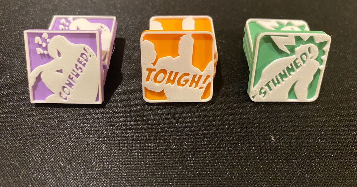 Marvel Champions Status Tokens by ashmonke | Download free STL model ...