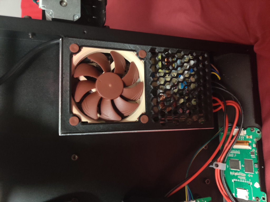 Anycubic Mega X PSU Custom Cover 92mm Quiet Fan by OGPattison ...