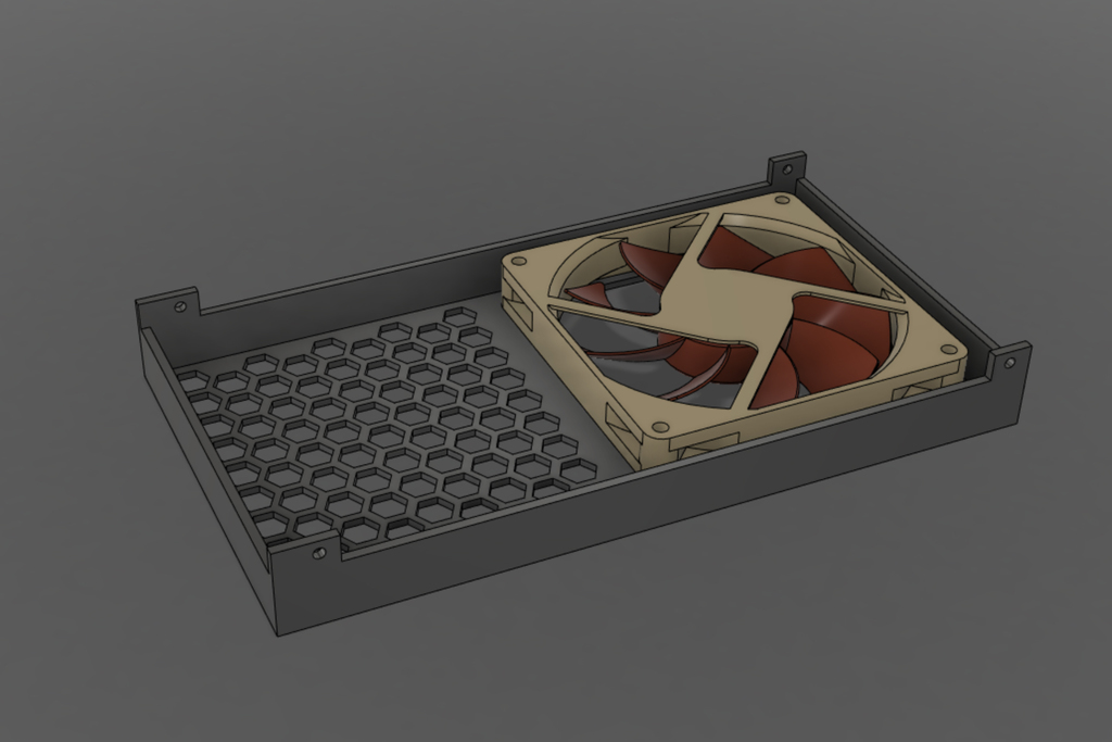 Anycubic Mega X PSU Custom Cover 92mm Quiet Fan by OGPattison ...
