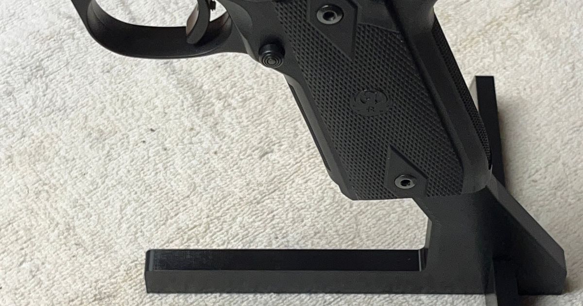 Rimfire Pistol Maintenance Stand by nick779 | Download free STL model ...