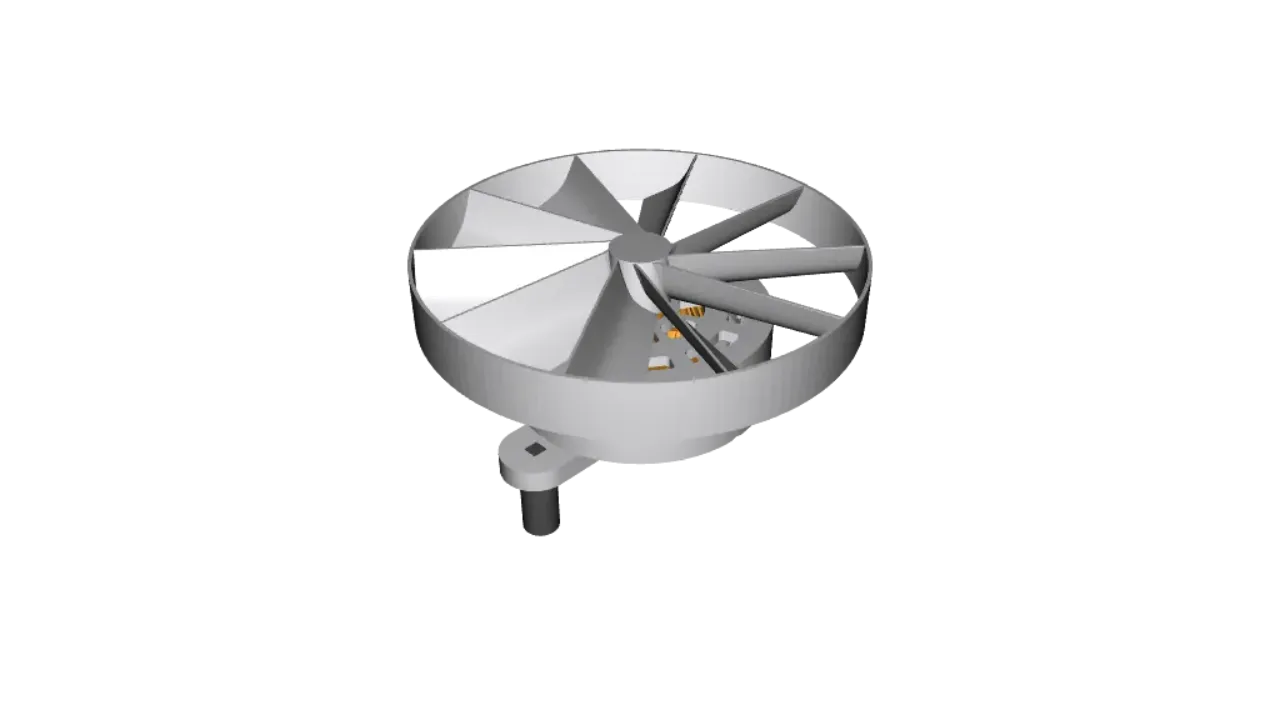 Fan with planetary gearbox by yw23 | Download free STL model ...