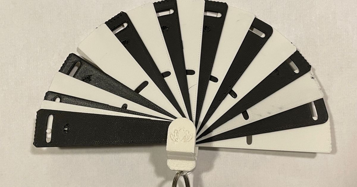 Mini Japanese fan keychain by ravi72munde | Download free STL model ...