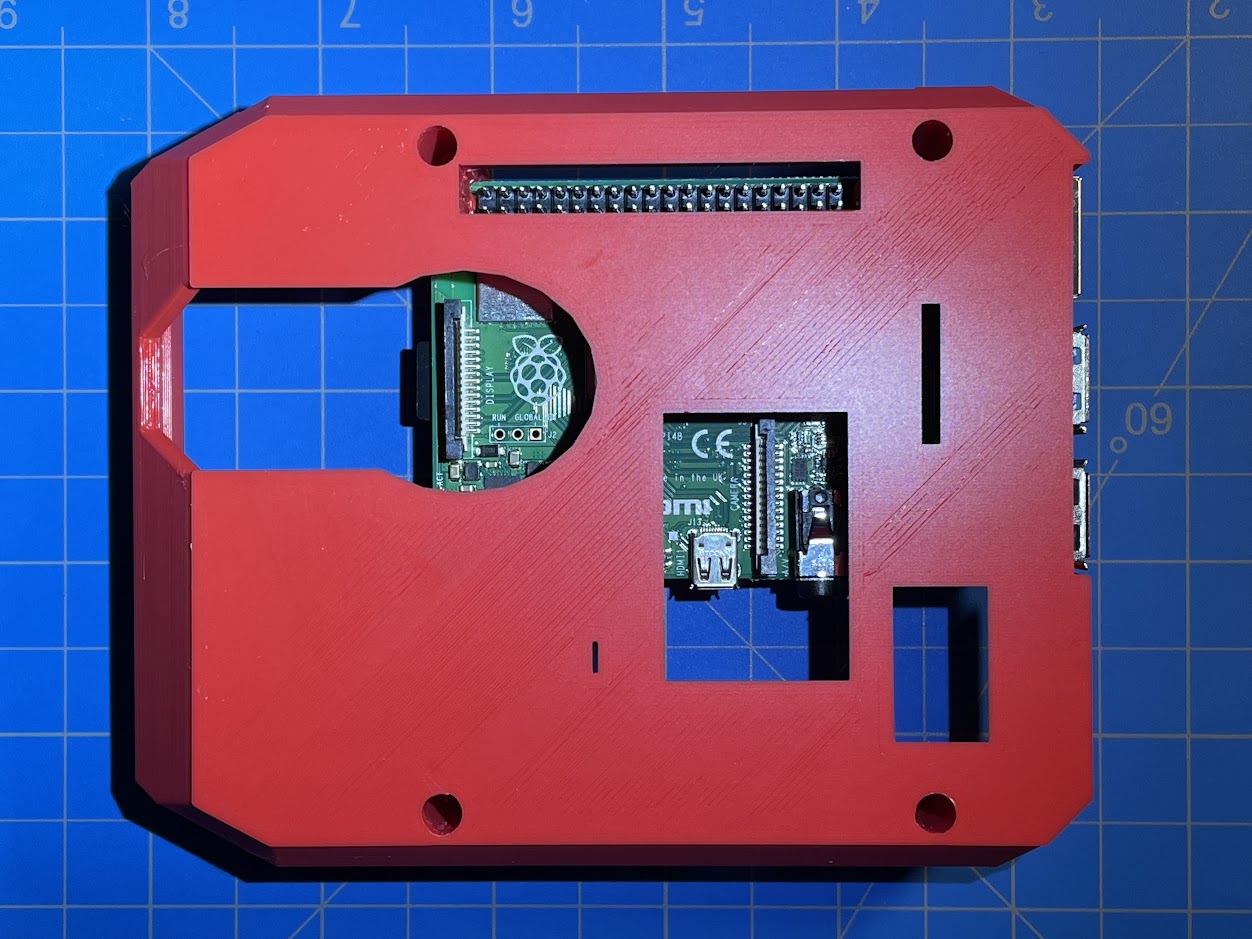Raspberry Pi 4 rear display case holder for Ender 2 Pro by brenttech ...
